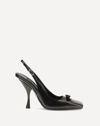 Dolce & Gabbana Leather Slingback Pumps Female 38.5