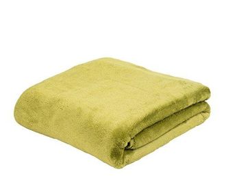 G&ouml;zze Couverture Douillette Premium Cashmere-Feeling, 500 g/m&sup2;, 220 x 240 cm - Vert citron