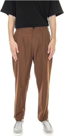 Obey Homme, Pantalons, Brun, Taille: W28 Straight Pantalons