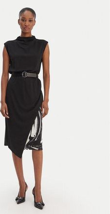 DKNY Kleid f&uuml;r den Alltag DD5J2P42 Schwarz Regular Fit