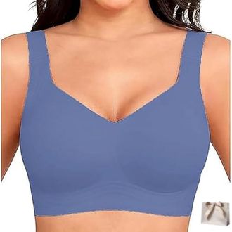 Generic Soutien-gorge Curvebaby/Weluxy Impressbe super raffermissant pour femme, sans armatures, fini les seins affaissés, noir foncé, XL / B
