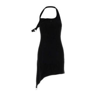 Courr&egrave;ges Damen, Kleider, Schwarzk, SGr&ouml;&szlig;e