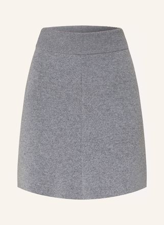 SoSUE Sosue Strickrock Aus Merinowolle grau