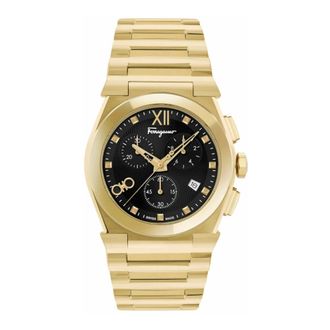Ferragamo Vega Chrono Armbanduhr - - Accessories - Herren - Gelb - ONE SIZE