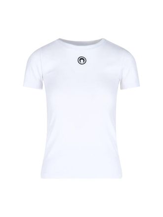 Marine Serre Crop T-Shirt Moon