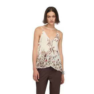 Semicouture Femme, Tops, Multicolore, Taille: 40 FR Top &agrave; imprim&eacute; floral