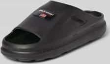 Ralph Lauren Slides aus Leder-Mix