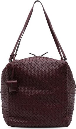 Bottega Veneta Hobo Bags - Nappa Intrecciato Shoulder Bag - Gr. unisize - in Rot - für Damen
