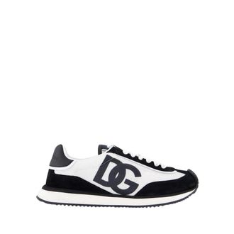 Dolce & Gabbana Femme, Chaussures, Noir, Taille: 40 EU Baskets Coussin en Blanc/Noir