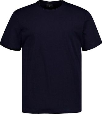 Strellson Herren T-Shirt blau Baumwolle