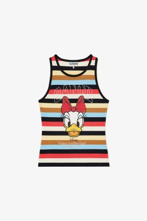 Ganni D&eacute;bardeur Daisy Duck Multicolore Coton biologique - Taille M - Pour Femme
