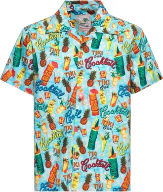 King Kerosin Herren Hawaii Hemd Tiki Cocktails