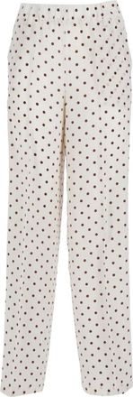P.A.R.O.S.H. P.a.r.o.s.h., Femme, Pantalons, Blanc, Taille: 40 FR Sbillo Wide Pantalons
