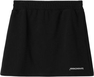 Hinnominate Hinnominate, Femme, Jupes, Noir, Taille: 36 FR Minigonna felpa logato