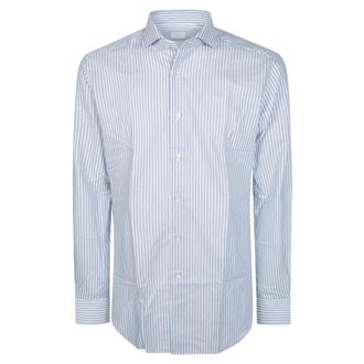 Xacus Camicia Classica ML Pari Pari No Stiro - Homme - Chemises - Bleu - Taille: XL