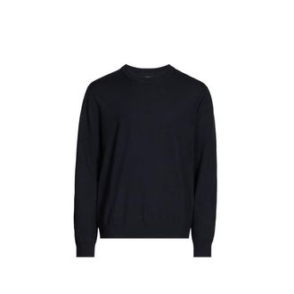 Saison 1865 Arnau Rund Col in Woll Merino - Blau