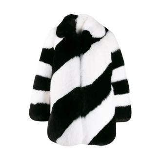 Saint Laurent Faux Fur Shearling Jackets - - Jackets - Damen - Wei&szlig; - S