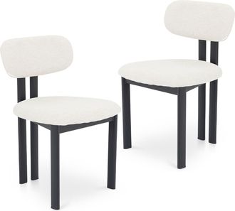 IDIMEX Esszimmerst&uuml;hle Franca im 2er Set, Wei&szlig; - St&uuml;hle Set f&uuml;r Essbereich, Essstuhl mit pflegeleichtem Stoffbezug, K&uuml;chenstuhl mit kompakten Ma&szlig;en [max. Bel