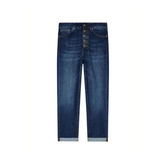 Dondup Loose Fit Jeans in Kn&ouml;chell&auml;nge - - Jeans - Damen - Blau - W27