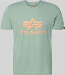 Alpha Industries T-Shirt mit Label-Detail Modell BASIC