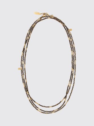 Brunello Cucinelli Mehrreihiges 925er Silberarmband mit Kristallen