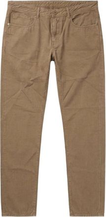 Incotex Pantalon chino coupe slim cinq poches - Homme - Pantalons - Brun - Taille: W31