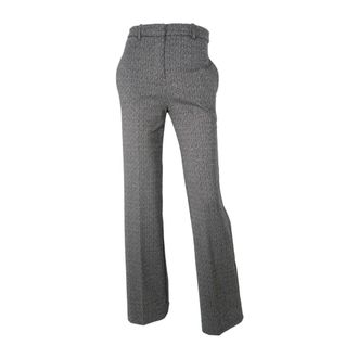 Kaos Palazzo Lurex Hose Schwarz - - Trousers - Damen - Schwarzk - 2XS