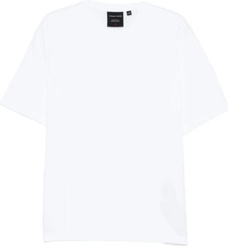 Canada Goose Homme, Tops, Blanc, Taille: XL T-shirt &agrave; manches courtes et col rond