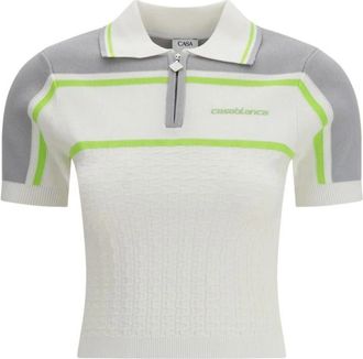 Casablanca Polo de tennis - Femme - Tops - Blanc - Taille: 40 FR