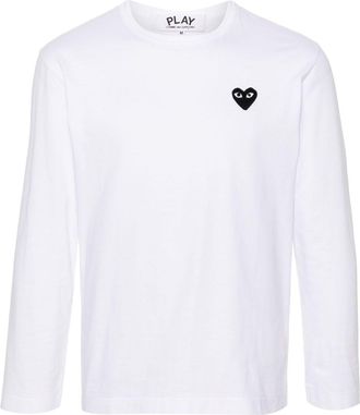 Comme Des Gar&ccedil;ons Comme Des Garcons T-shirt en coton coeur noir