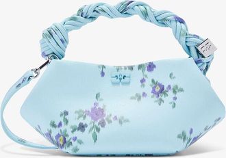 Ganni Sac mini Bou bleu imprim&eacute; Iced Aqua - Pour Femme