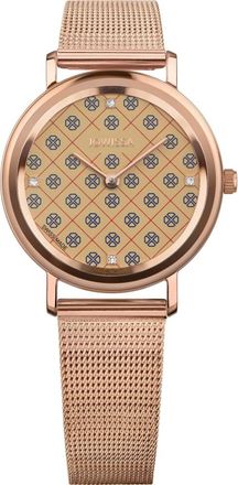 Jowissa Analoge Mesh-Uhr - - Accessories - Herren - Rosa - ONE SIZE