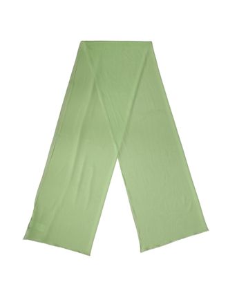Dolce & Gabbana Womens Light Green Silk Neck Wrap Shawl Stole 200cm X 64cm Scarf Elastane