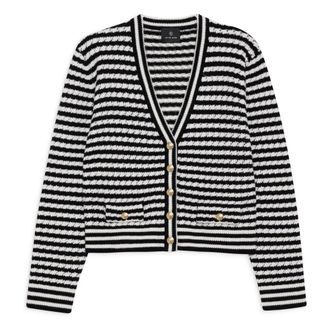 Anine Bing Gilet Gwen Rayures Laine M&eacute;rinos Anine Bing