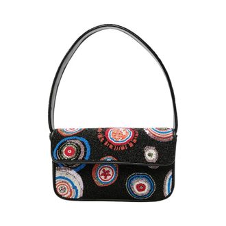 Staud Staud - Tommy Beaded Bag - Femme - Sacs - Noir - Taille: ONE Size