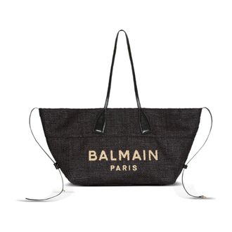 Balmain Femme, Sacs, Noir, Taille: ONE Size Track Tote Bag