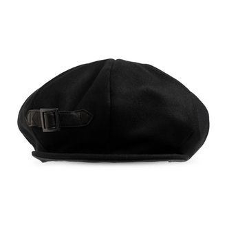 Yohji Yamamoto Woll-Flatcap - - Accessories - Herren - Schwarzk - L