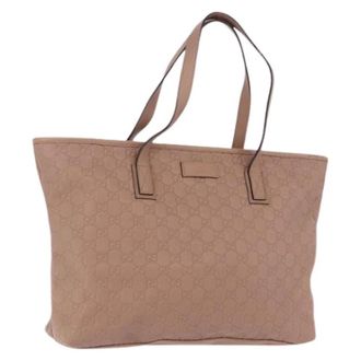 Gucci Pre-owned Canvas Tote Bag - - Pre-owned - Damen - Rosa - ONE SIZE