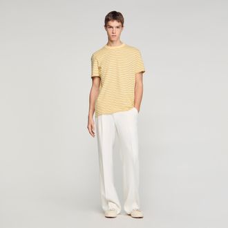 Sandro Gestreiftes T-Shirt