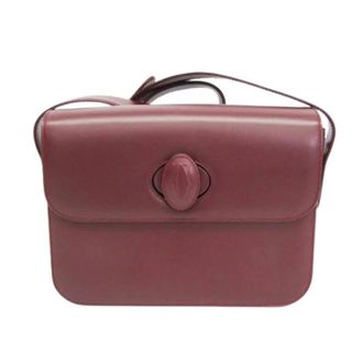 Cartier Sac port&eacute; &eacute;paule Must Pre-owned - Femme - Pre-owned - Rouge - Taille: ONE Size