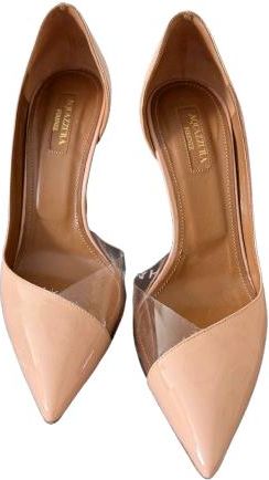Aquazzura Aquazurra Nude Heeled Pumps Size 38.5
