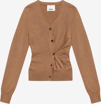 Isabel Marant Cardigan Carline - Femme - Camel - Taille 34 - Isabel Marant