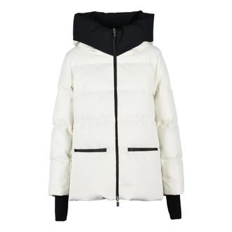 Herno Laminar Daunenjacke mit Rei&szlig;verschlusstaschen - - Jackets - Damen - Wei&szlig; - XL