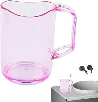 Generic Badezimmer Zahnbürstenhalter - Wiederverwendbarer Mundspülung, Badezimmer Zahnbürstenbecher | Mehrzweck -Trinkglas und Zahnbürsten Organizer mit ergon