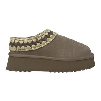 Mou Platform Clog Suede - - Shoes - Damen - Grau - 36 EU