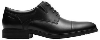 Clarks Mixte Steadwell Cap Slipper, Black Leather, 39.5 EU