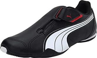 Puma Puma Redon Chaussures de Sport pour Homme - Multicolore - Schwarz (Black/White/Highriskred), 45 EU