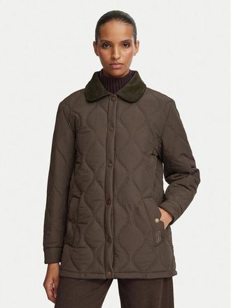 Hunter &Uuml;bergangsjacke HARW0027262 Dunkelbraun Regular Fit