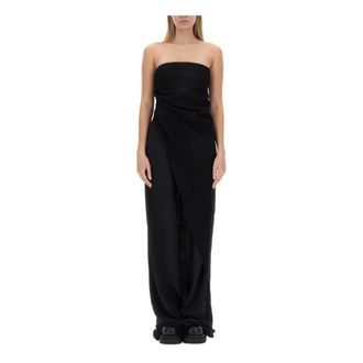 Rick Owens Asymmetrisches Langes Top - - Dresses - Damen - Schwarzk - S