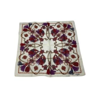 Celine Pre-owned Foulard en Soie-Coton - Femme - Pre-owned - Multicolore - Taille: ONE Size